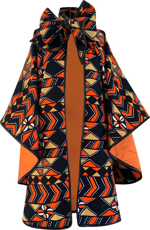 RAHYMA - Shelly African Print Poncho Cape - ShopStyle