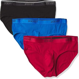 2xist mens Cotton Stretch Contour Pouch Brief 3-pack (Scotts Red ...