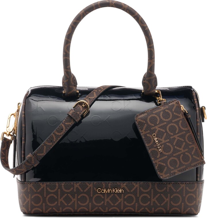 Calvin Klein Ashley Barrel Satchel - ShopStyle