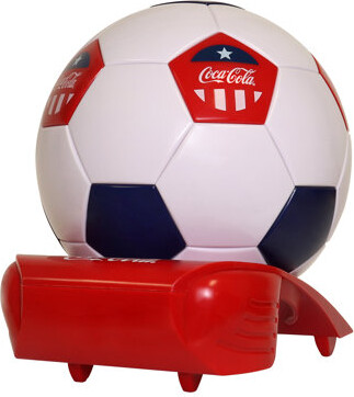 Coca Cola Coca-Cola Soccer Ball Mini Fridge, 5 Can Beverage Cooler ...