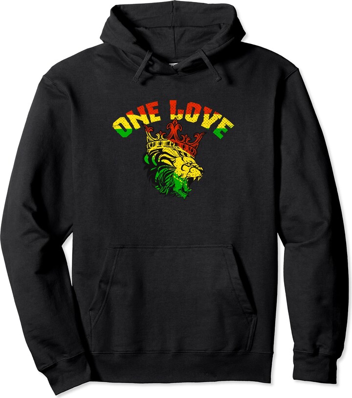 One Love Rasta Lion Jamaican Reggae African One Love Rasta Lion ...
