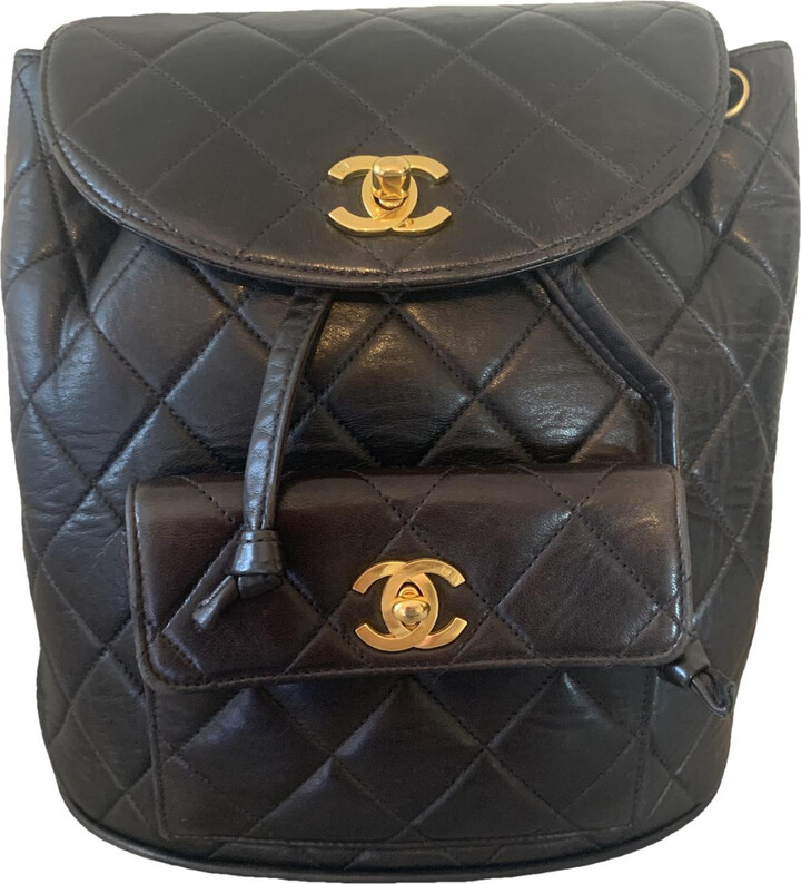 Chanel Duma leather backpack - ShopStyle