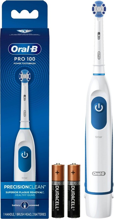 Oral-B Pro 100 Precision Clean Battery Powered Toothbrush - 1ct - ShopStyle
