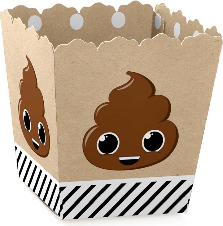 Big Dot of Happiness Party 'Til You're Pooped - Party Mini Favor Boxes ...