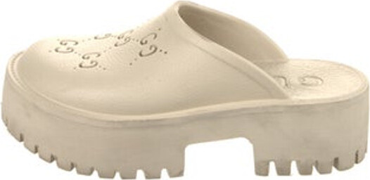 Gucci GG Supreme Rubber Mules - ShopStyle