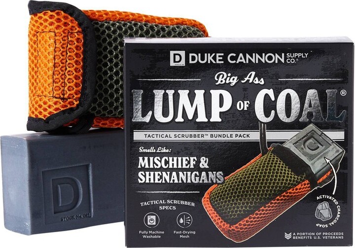 Duke Cannon Supply Co. Lump of Coal & Tactical Bundle Bar Soap - 12oz ...