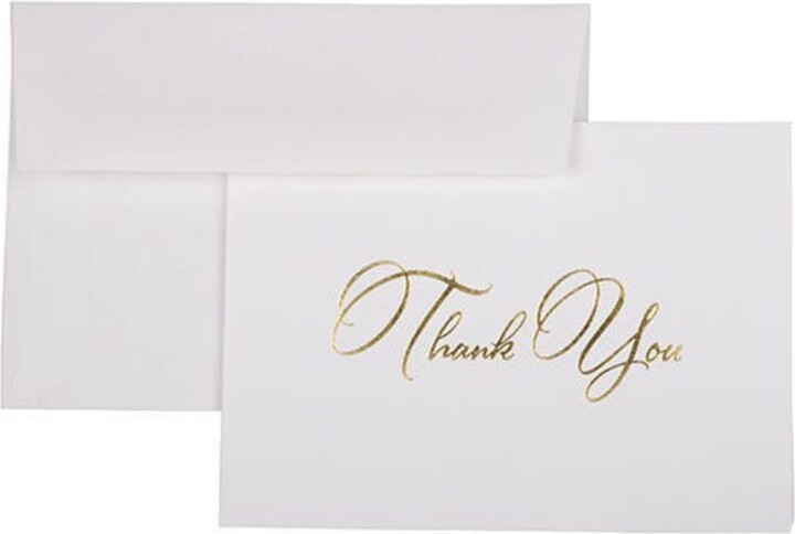 Jam Paper Blank Thank You Cards Set - Thank You Cards - Bright Cards ...