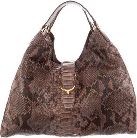 Gucci Python Stirrup Hobo - ShopStyle