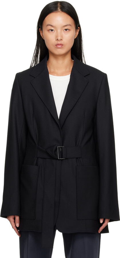 Studio Nicholson Navy Somner Blazer - ShopStyle