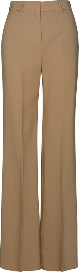 Sportmax 'oxalis' Virgin Wool Camel Pants - ShopStyle