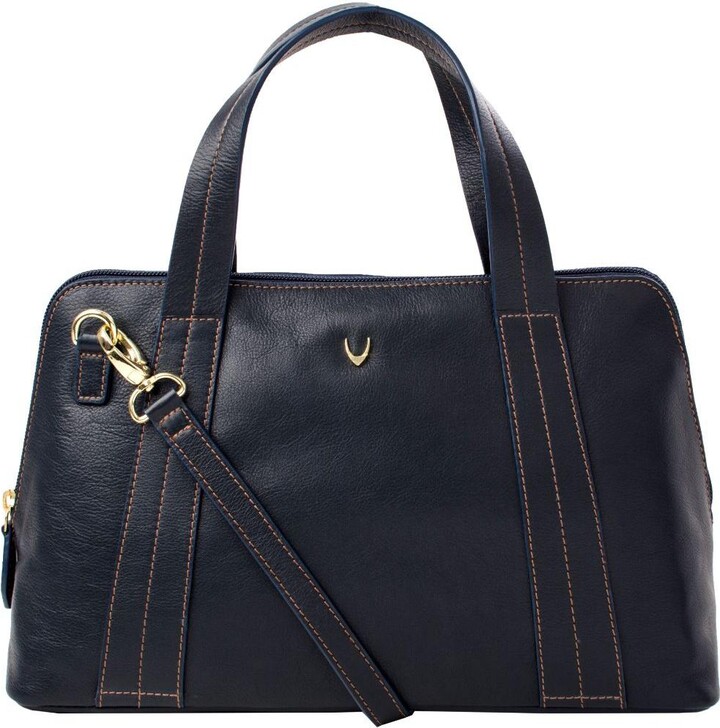 Hidesign Cerys Medium Leather Satchel Crossbody with Detachable Shoulder Strap - ShopStyle