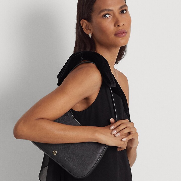 Lauren Ralph Lauren Ralph Lauren Crosshatch Leather Medium Danni Bag ...