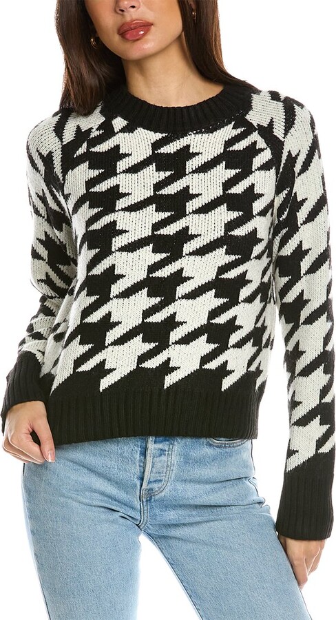 Design History Houndstooth Sweater - ShopStyle