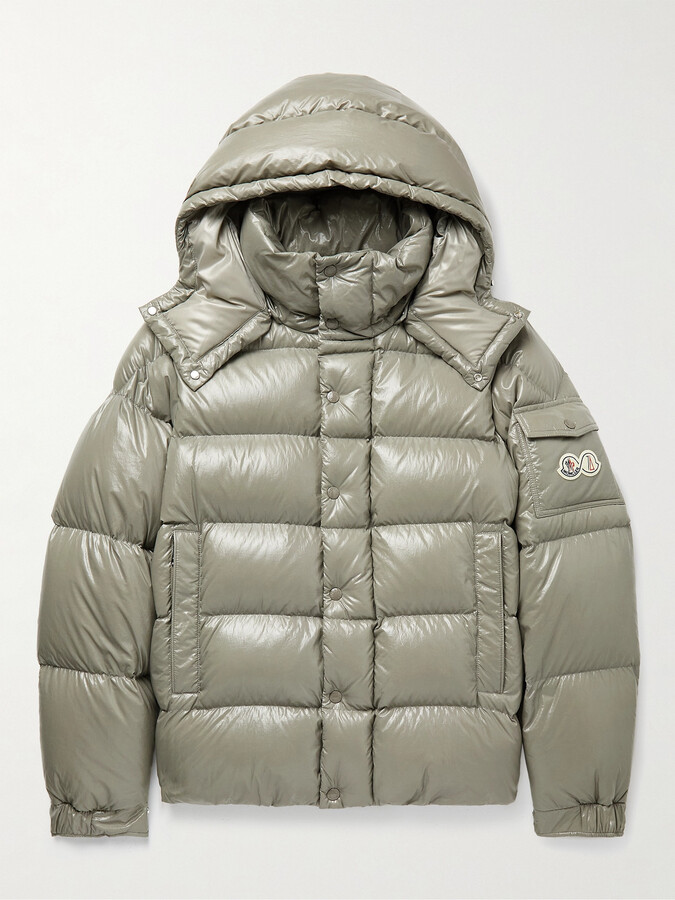 Moncler Maya 70 Logo-Appliquéd Quilted Shell Hooded Down Jacket - ShopStyle