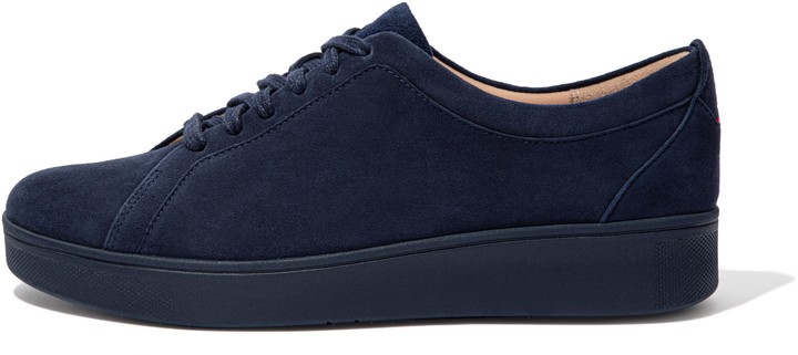 FitFlop Rally Suede Sneakers - ShopStyle
