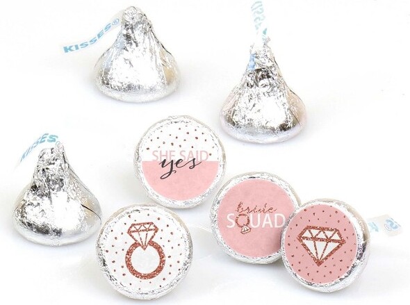 Big Dot of Happiness Bride Squad - Rose Gold Bridal or Bachelorette ...