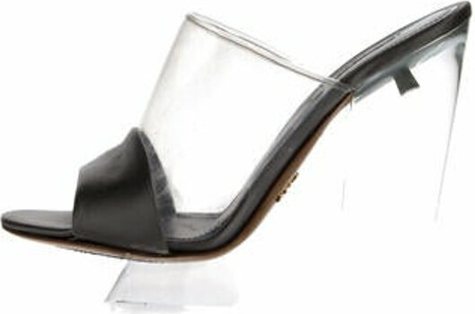 Prada PVC Slides - ShopStyle