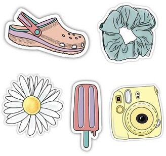 Big Moods VSCO Aesthetic Sticker Pack 5pc - ShopStyle Artwork