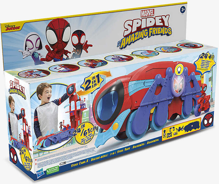Spiderman Spidey and His Amazing Friends Spider Crawl-R playset 60cm ...