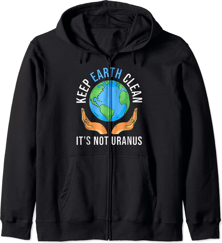 Nature Earth Day Recycle Sustainability Global Warming Earth Zip Hoodie ...