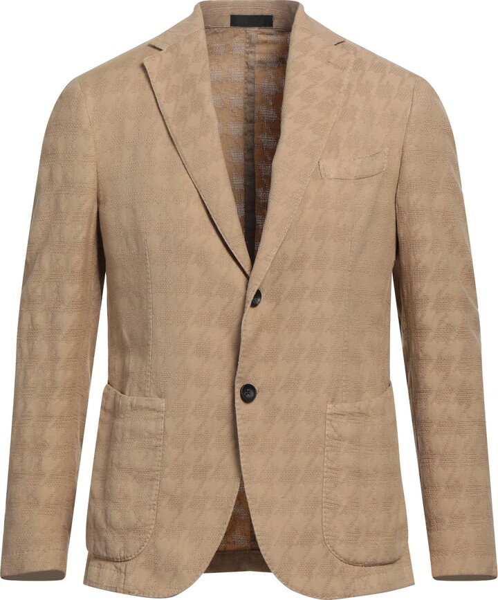 DOMENICO TAGLIENTE Blazer Sand - ShopStyle Suits