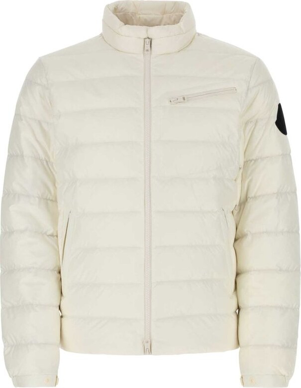 Moncler Logo Patch Quilted Jacket - ShopStyle Down & Puffer Coats