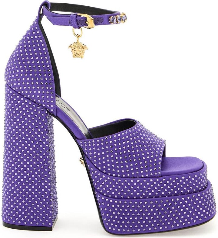 Versace Medusa Aevitas Double Platform Sandals - ShopStyle