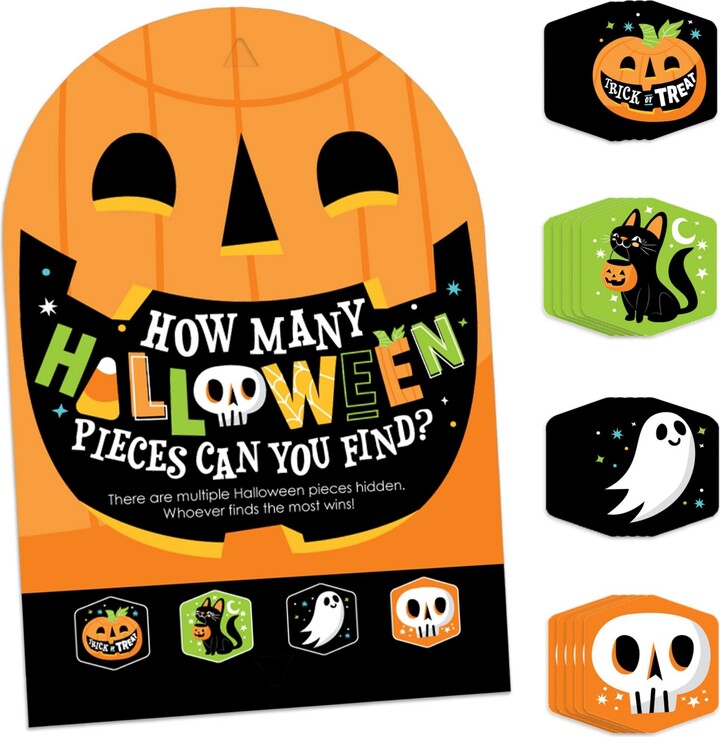 Big Dot Of Happiness Jack-o'-Lantern Halloween Scavenger Hunt - 1 Stand ...