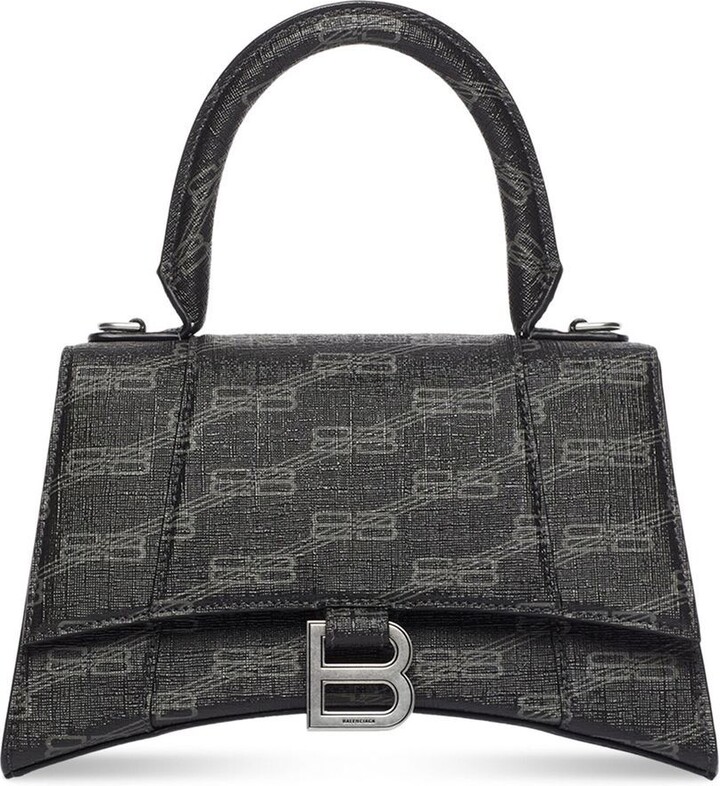 Balenciaga small Hourglass monogram top-handle bag - ShopStyle