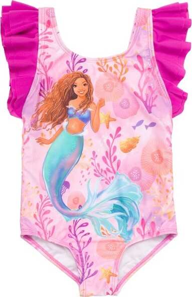The Little Mermaid Little Mermaid Princess Ariel Little Girls One Piece ...