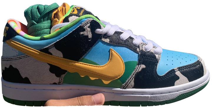 Nike SB Dunk Multicolour Exotic leathers Trainers - ShopStyle Sneakers ...