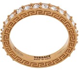 Versace Greca crystal ring - ShopStyle