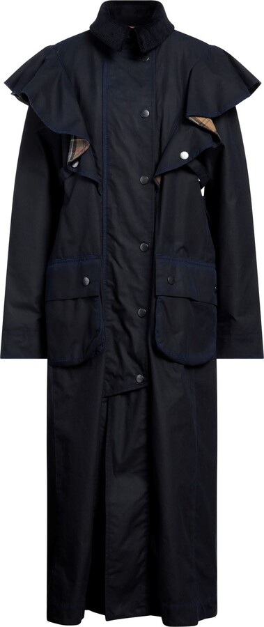 BARBOUR x CHLOÉ Overcoat Midnight Blue - ShopStyle Outerwear