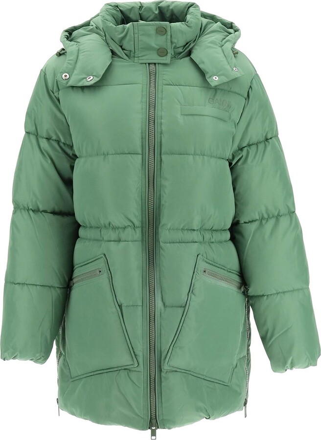 Ganni Oversized Down Jacket - ShopStyle