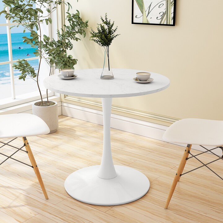 32"Modern Round Dining Table with Round MDF Table Top - ShopStyle