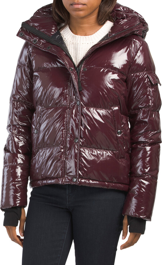 S13 Down Fill Gloss Super Puff Coat - ShopStyle