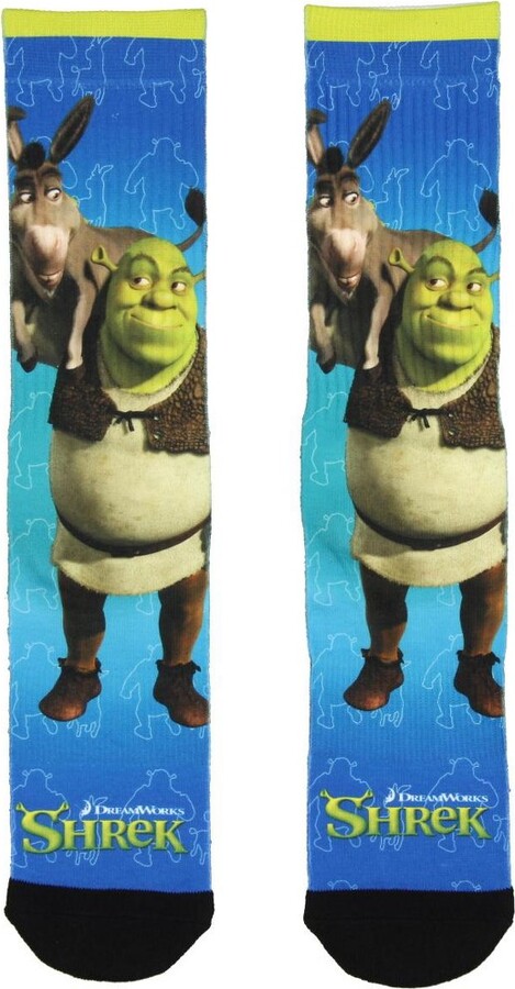Seven Times Six Shrek Donkey and Shrek Sublimated All Over Print Crew ...