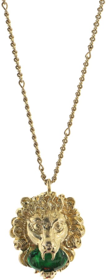 Gucci Lion Head Pendant Necklace - ShopStyle