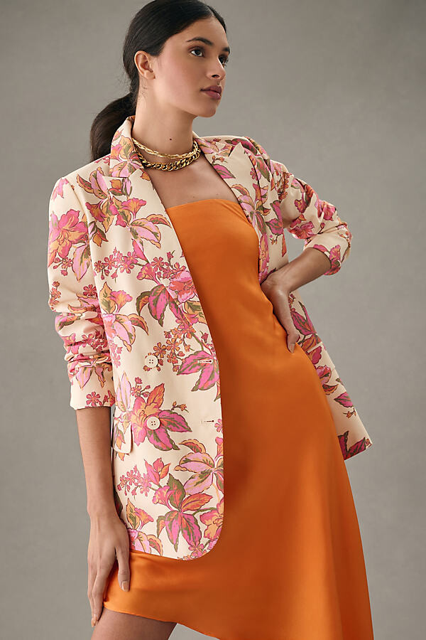 Dolan Left Coast DOLAN Linen Boyfriend Blazer Assorted - ShopStyle