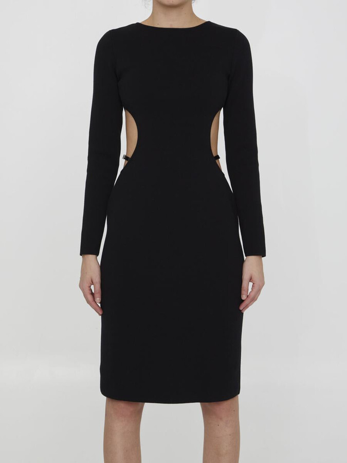 Gucci Cut-out midi dress - ShopStyle