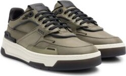 HUGO BOSS Low-top trainers with branded lightning bolt - ShopStyle ...