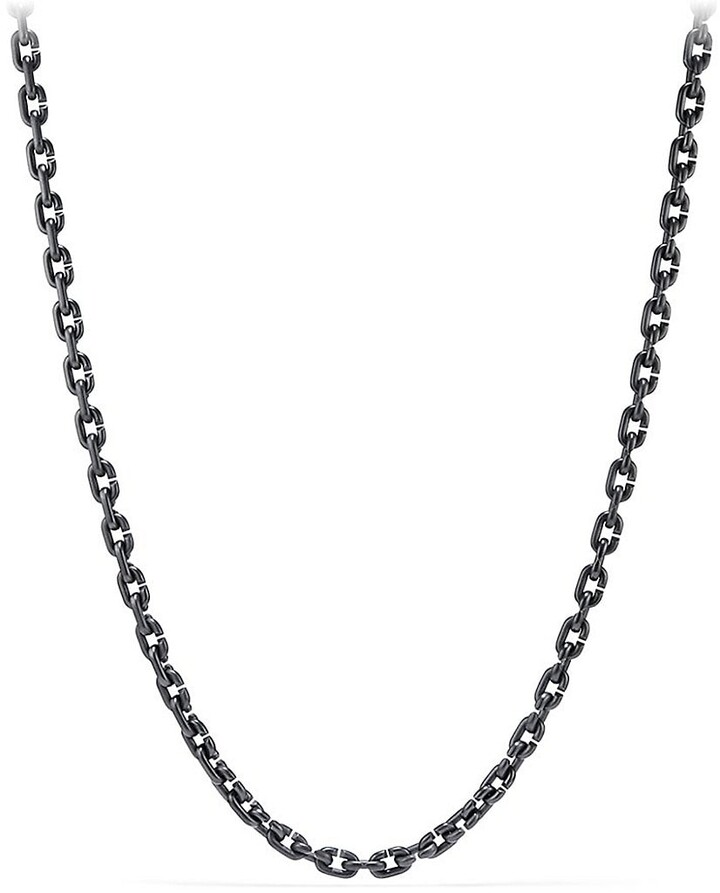 David Yurman Titanium Chain Link Necklace - ShopStyle Jewelry