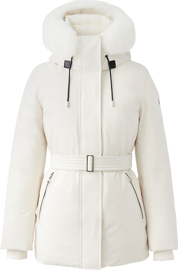 Mackage Jeni 2-in-1 Down Parka With Removable Bib And Sheepskin Trim ...