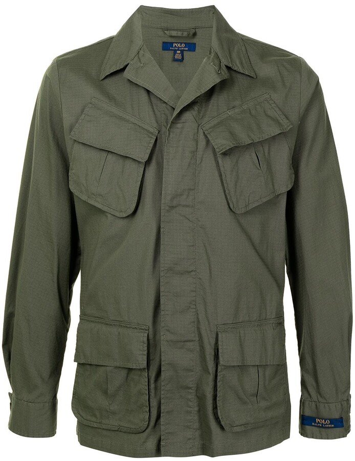 Polo Ralph Lauren Notched Collar Jacket - ShopStyle Outerwear