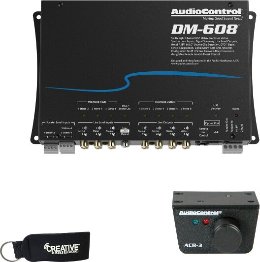 AudioControl DM-608 Premium 6 Input 8 Output DSP Matrix Processor ...