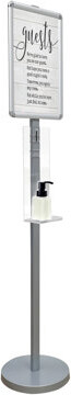 FixtureDisplays 12.3 X 12 X 64" Poster Stand, Signage Literature ...