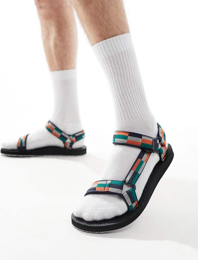 Teva Original Universal sandals in retro block - ShopStyle