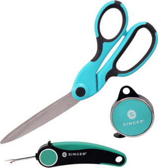 Singer Proseries Sewing Set - 9.5" Heavy Duty Scissors, Seam Ripper ...