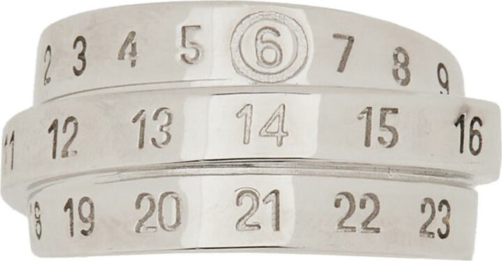 MM6 MAISON MARGIELA Numeric Signature Ring - ShopStyle Jewelry