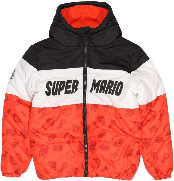 Super Mario Logo Puffer Jacket - ShopStyle Boys' Outerwear